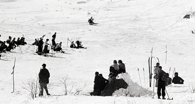 VINTAGE TUCKERMAN RAVINE Ski Photo Print Vintage Ski Art - Etsy