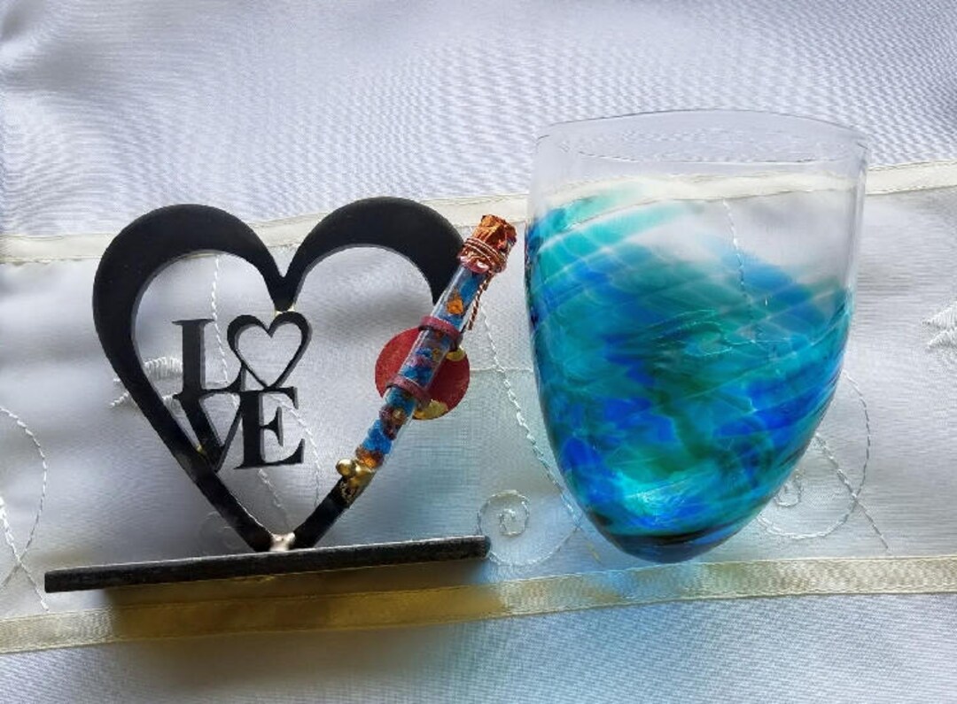 Wedding Glass Kit, Love Heart Break the Glass Kit in Any Color Glass I ...