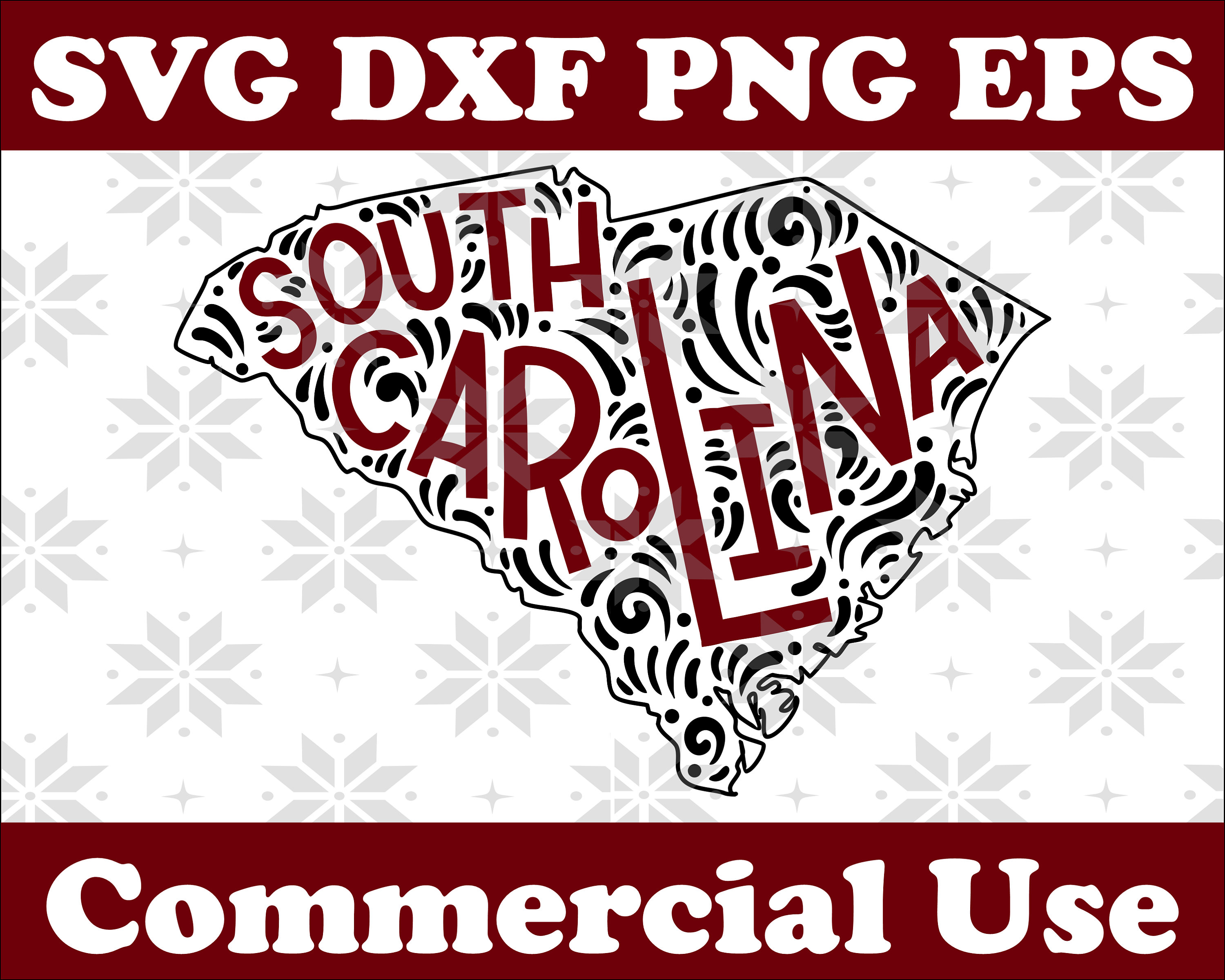 South Carolina SVG, South Carolina Cut File, United States of America ...