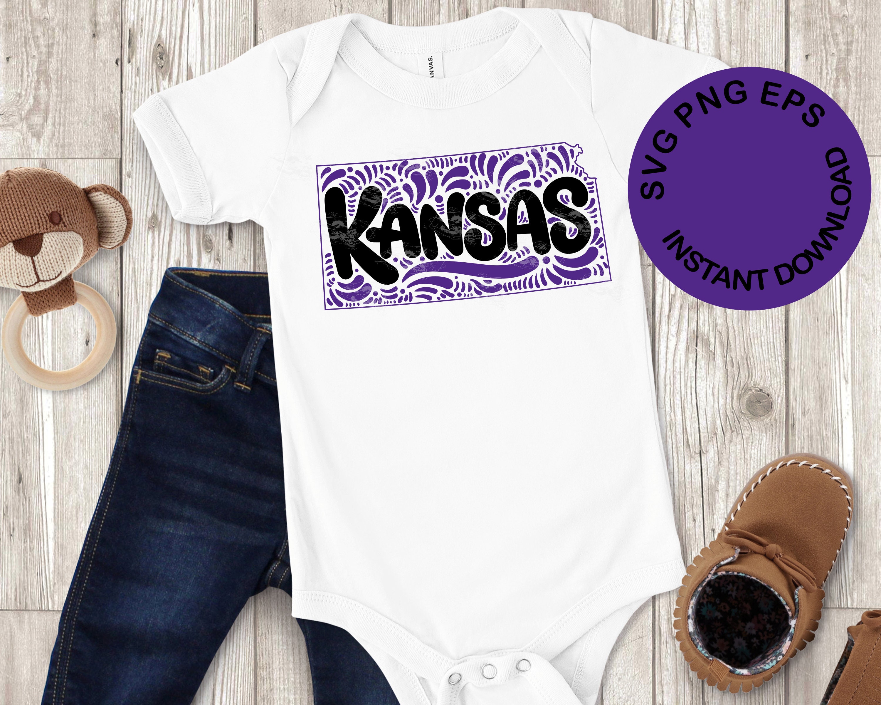 Kansas SVG Files, Kansas Cut File, United States of America Vector ...