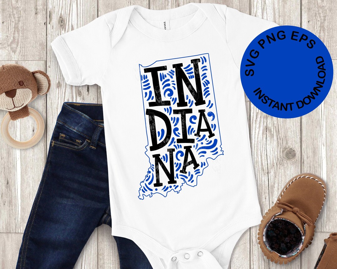 Indiana SVG Files, Indiana Cut File, United States of America Vector ...