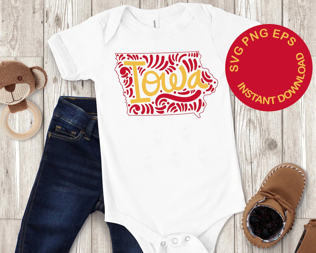 Iowa SVG Files, Iowa Cut File, United States of America Vector Files ...