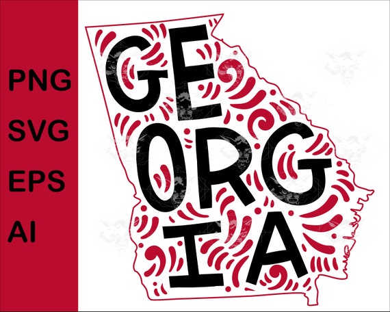 Georgia SVG Files Georgia Cut File United States of America - Etsy