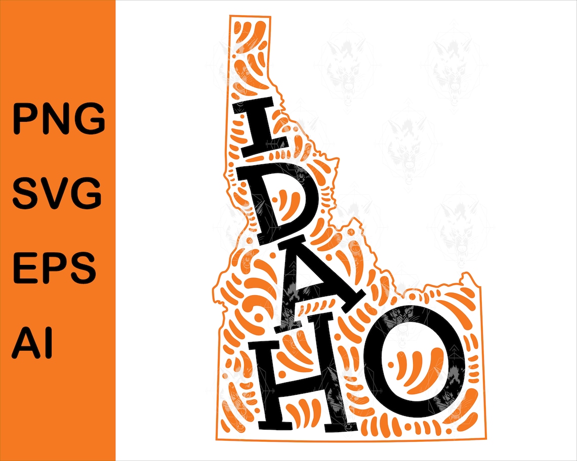 Idaho SVG Files, Idaho Cut File, United States of America Vector Files ...