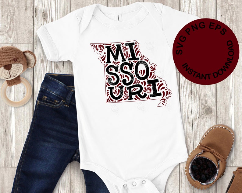Missouri SVG Files Missouri Cut File United States of - Etsy