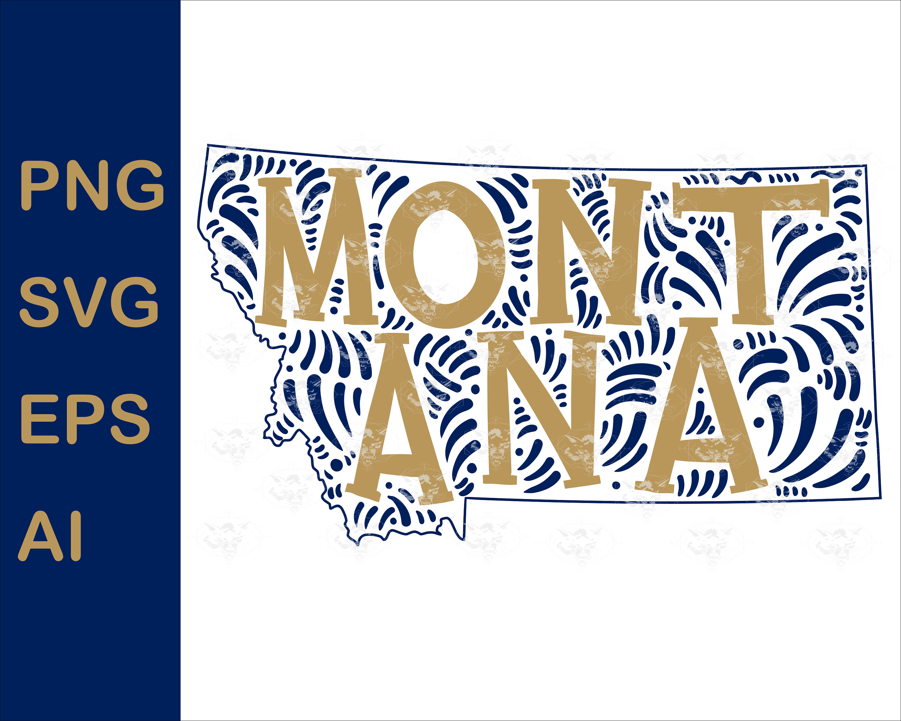 Montana SVG Files, Montana Cut File, United States of America Vector ...