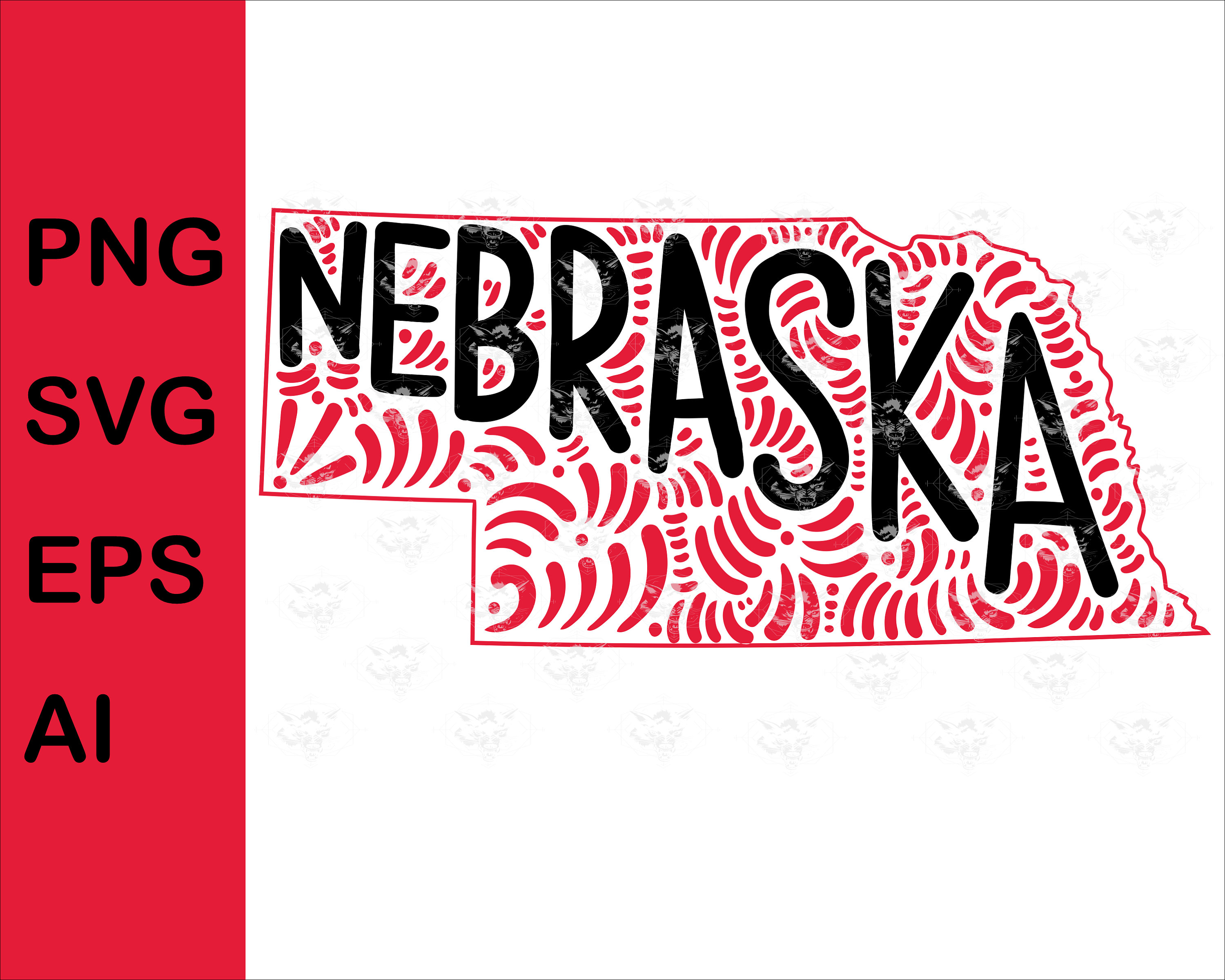 Nebraska SVG Files, Nebraska Cut File, United States of America Vector ...