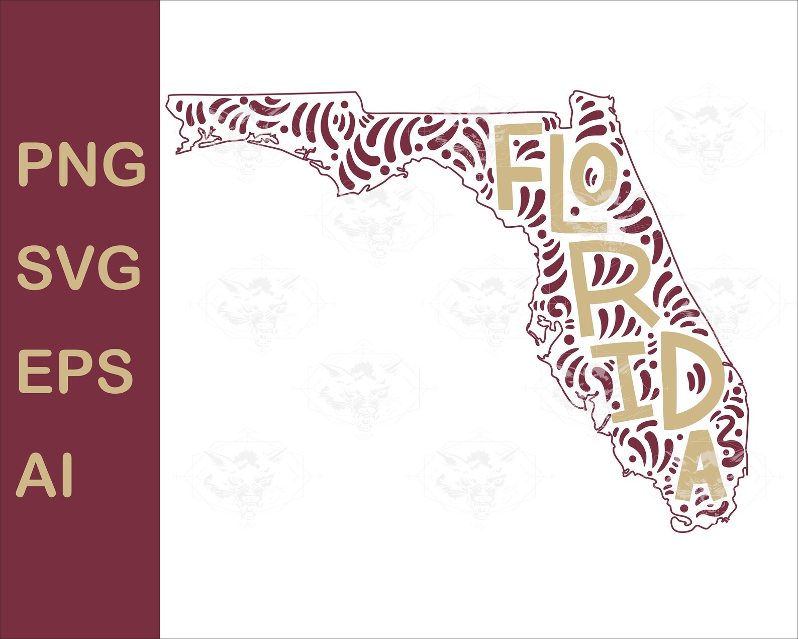 Florida State SVG Files Florida Cut File United States of | Etsy