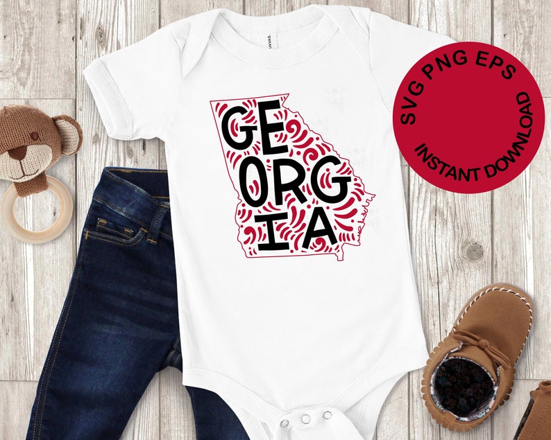 Georgia SVG Files Georgia Cut File United States of America - Etsy