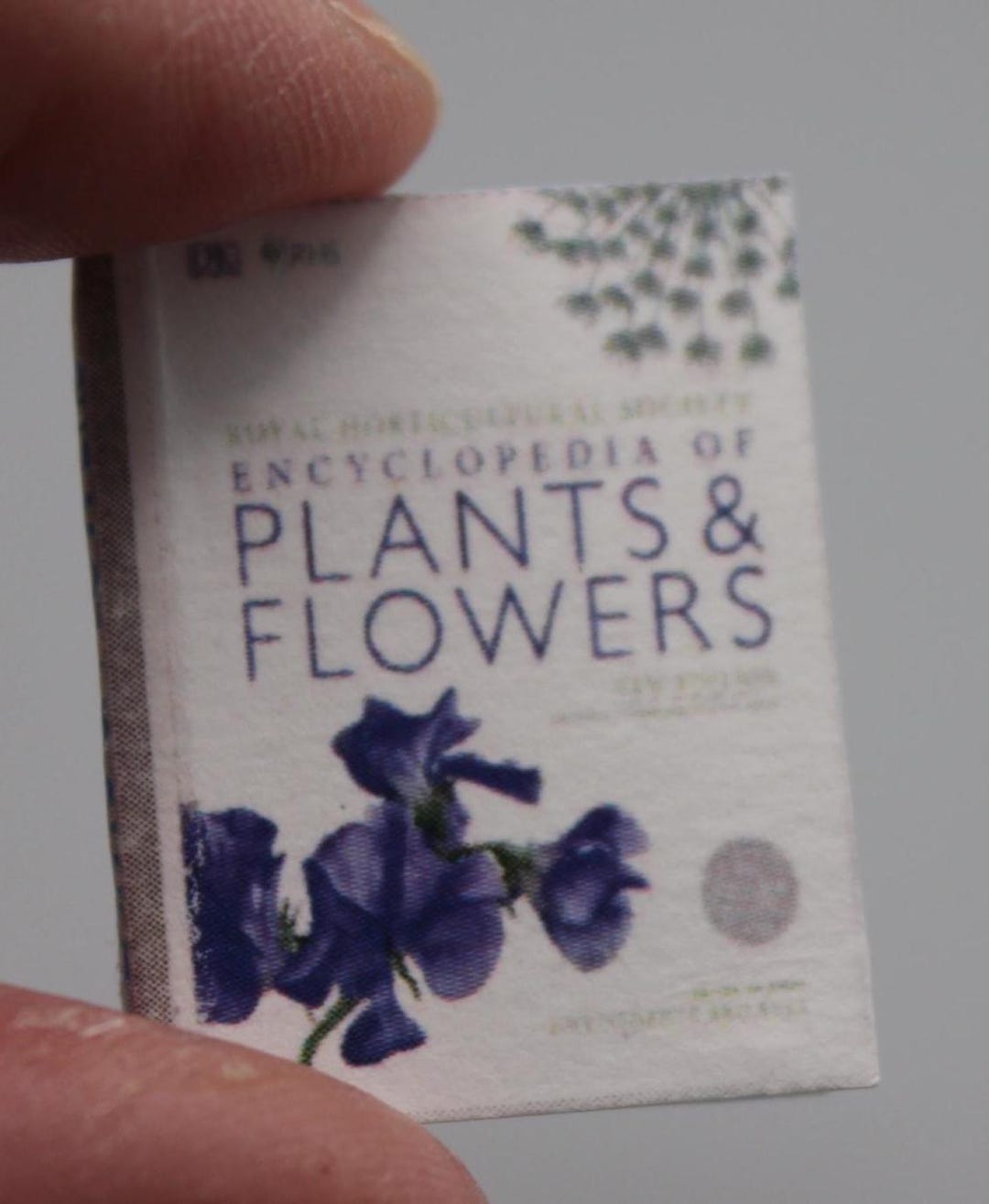 Miniature Flower Book With Opening Pages Full of Pictures - Etsy