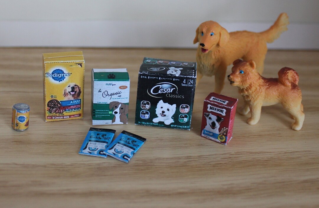 Miniature Dog Food/ready Made Dog Food Packets/not Download - Etsy UK
