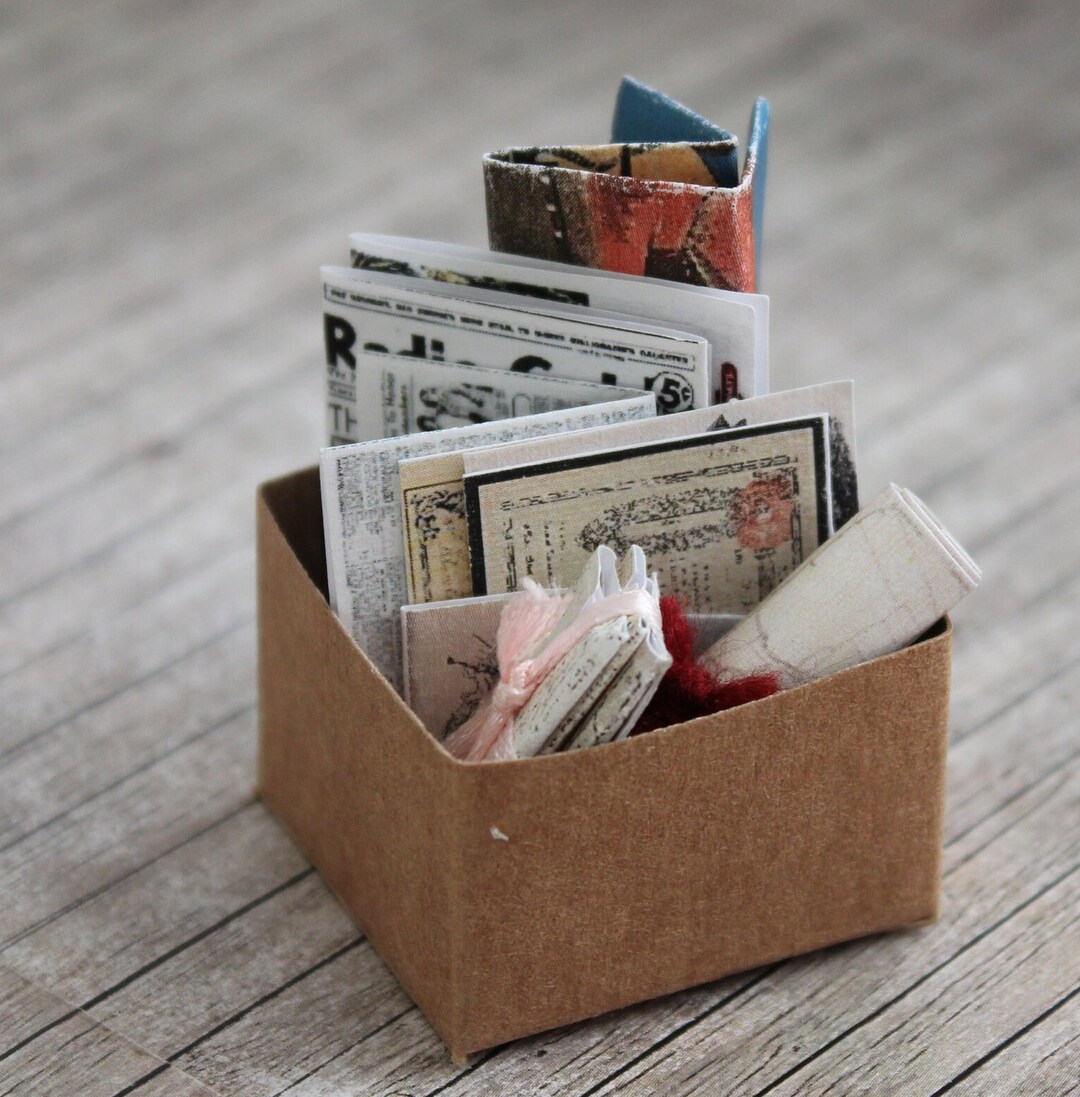 Box of Papers/attic Treasure/loft/old Papers, Magazines, Certificates ...