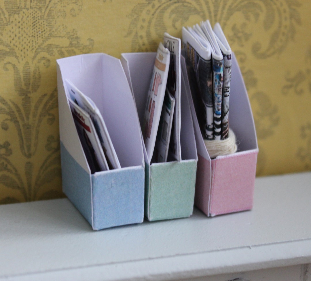 Magazine Files/miniature Organiser Files - Etsy