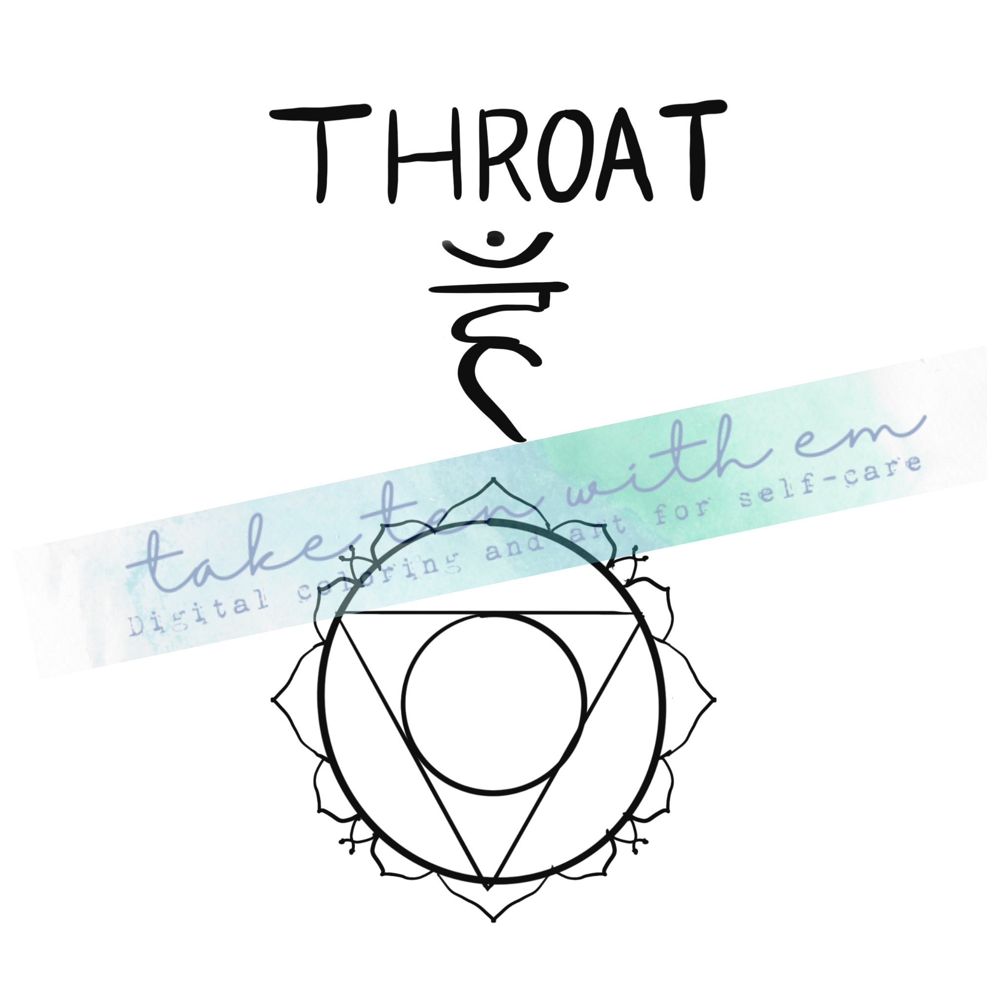Digital Chakra Coloring Book - Etsy