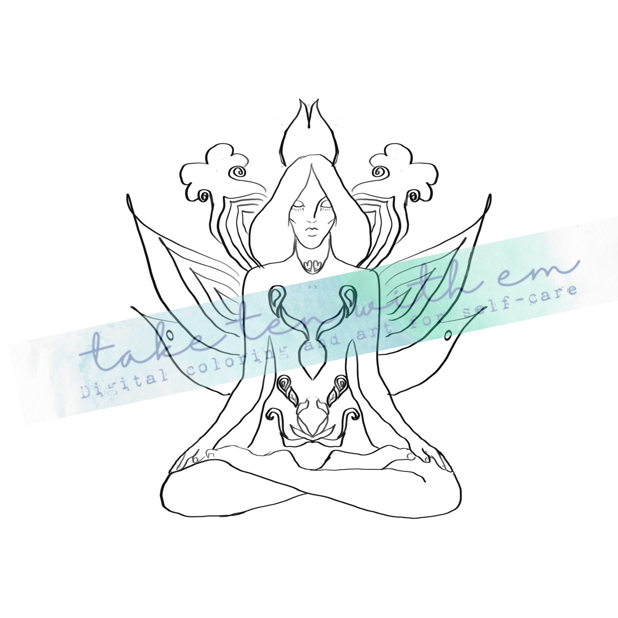 Digital Chakra Coloring Book - Etsy