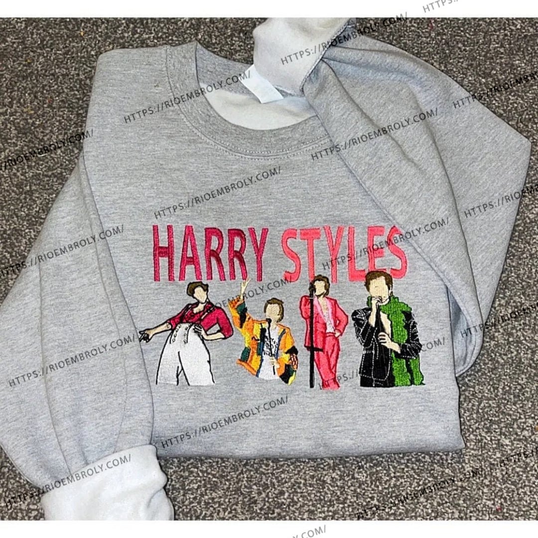H.arry St.yles Embroidered Sweatshirt, Harry Styles Merch, Harry House ...