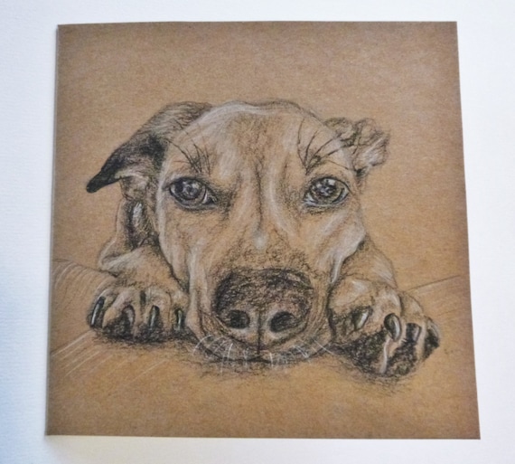 Your Pet on a Card Personalised Gift Card for Dog or Pet | Etsy