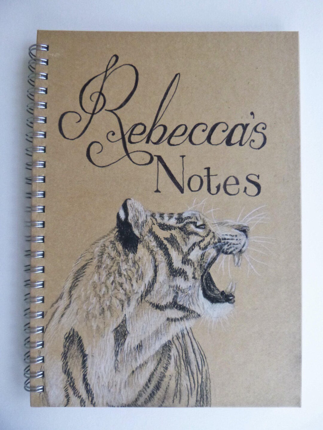 Personalised Gift, Custom Notebook, Journal, Animal Scrapbook, Unique ...