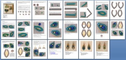 Solace Earrings Pattern / Cubic Right Angle Weave Earrings Tutorial ...