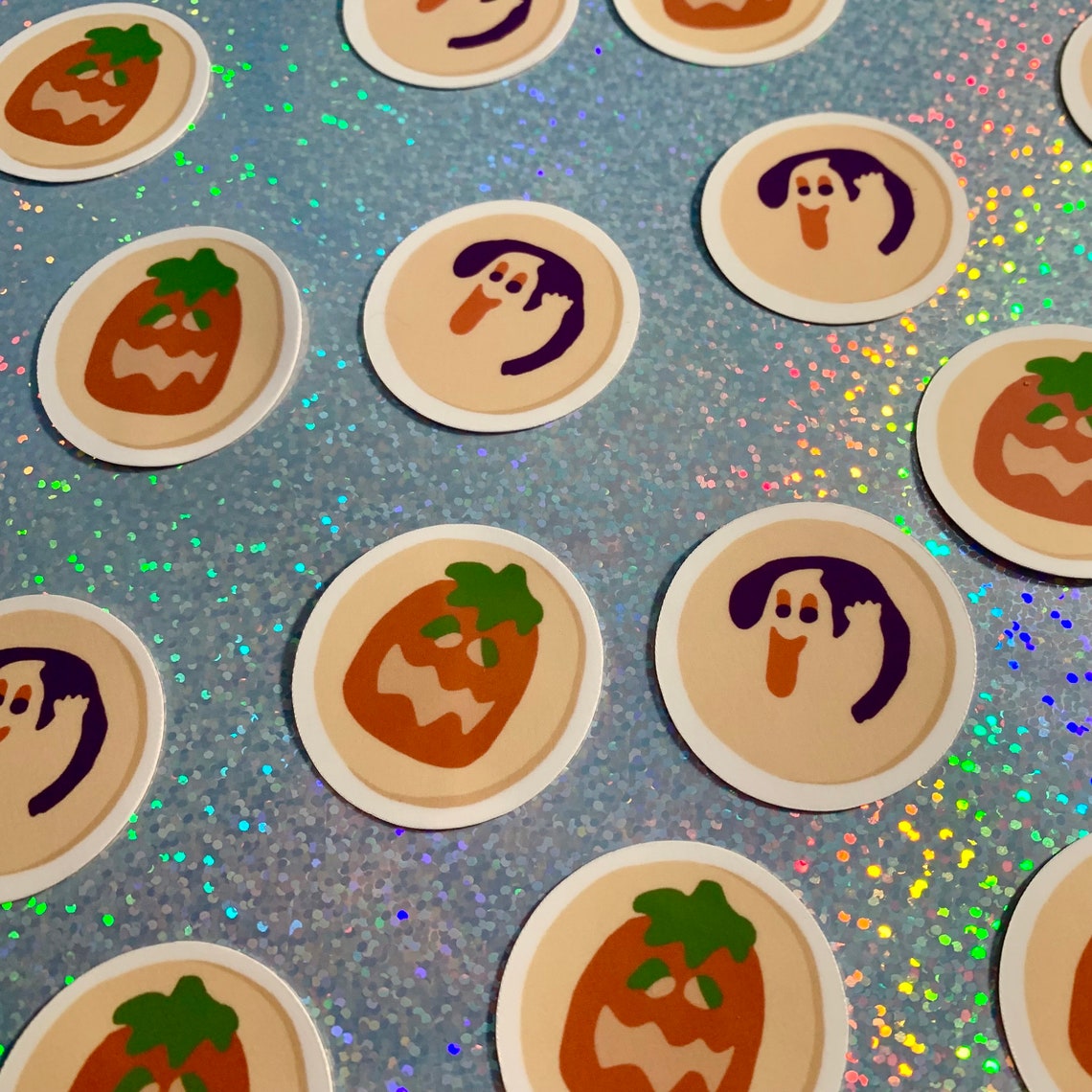 Spooky Cookie Vinyl Stickers - Halloween Sticker Set - Water Resistant ...