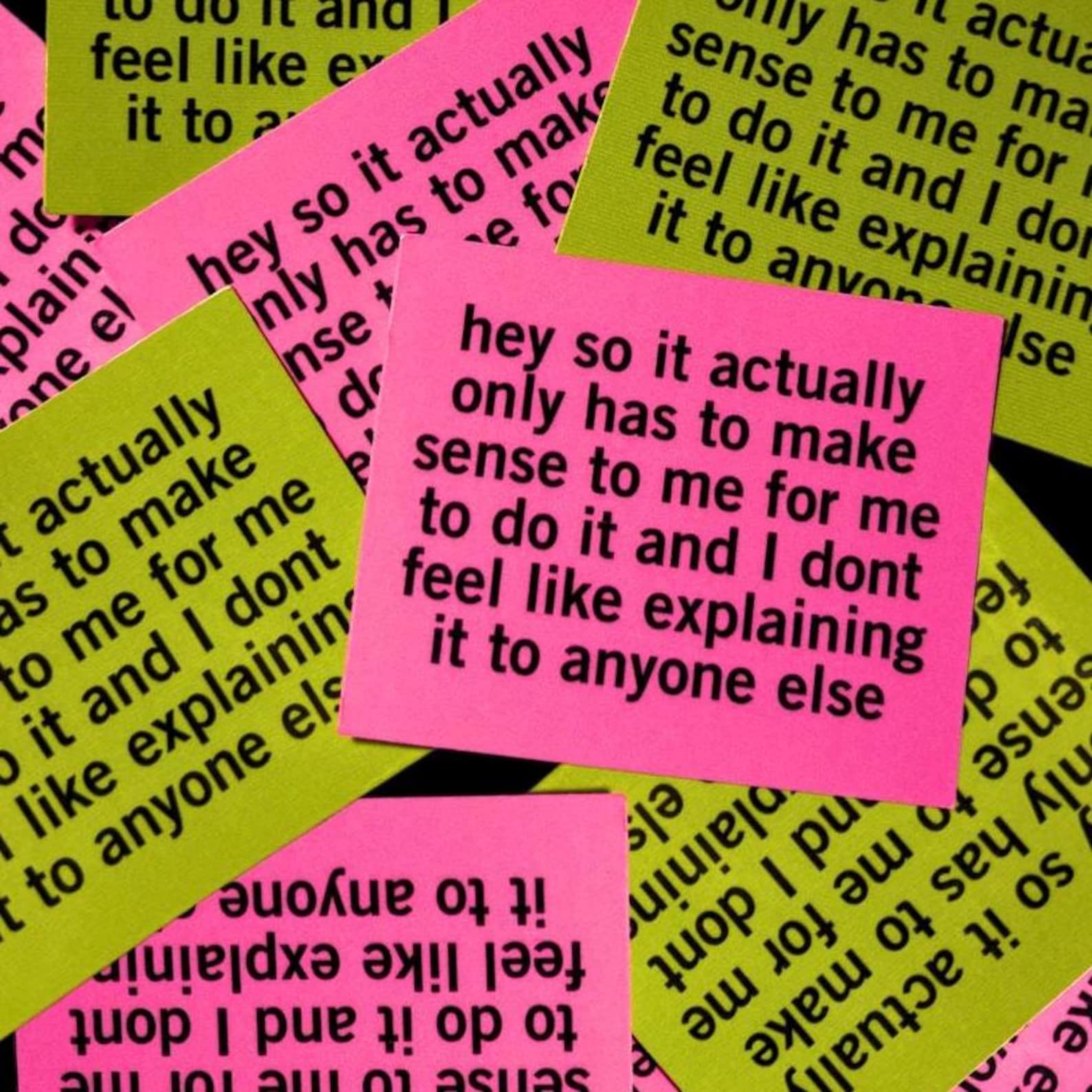 Hey so It Actually Only Has to Make Sense to Me - Tamara 365 Buttons ...