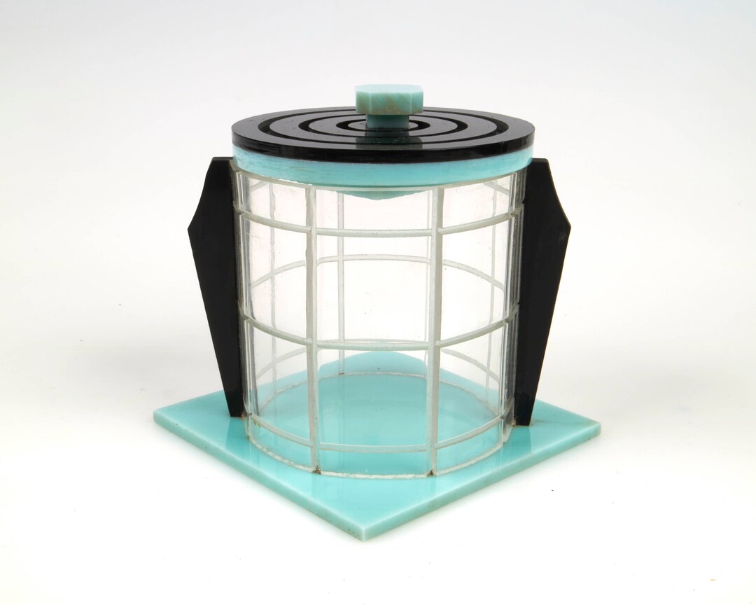 1950’s Perspex Circular Box and Cover. - Etsy UK