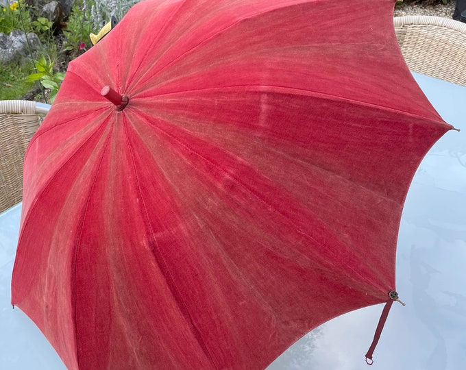 Antique 1920-30s Parasol Art Deco With Bakelite Handle in Original ...