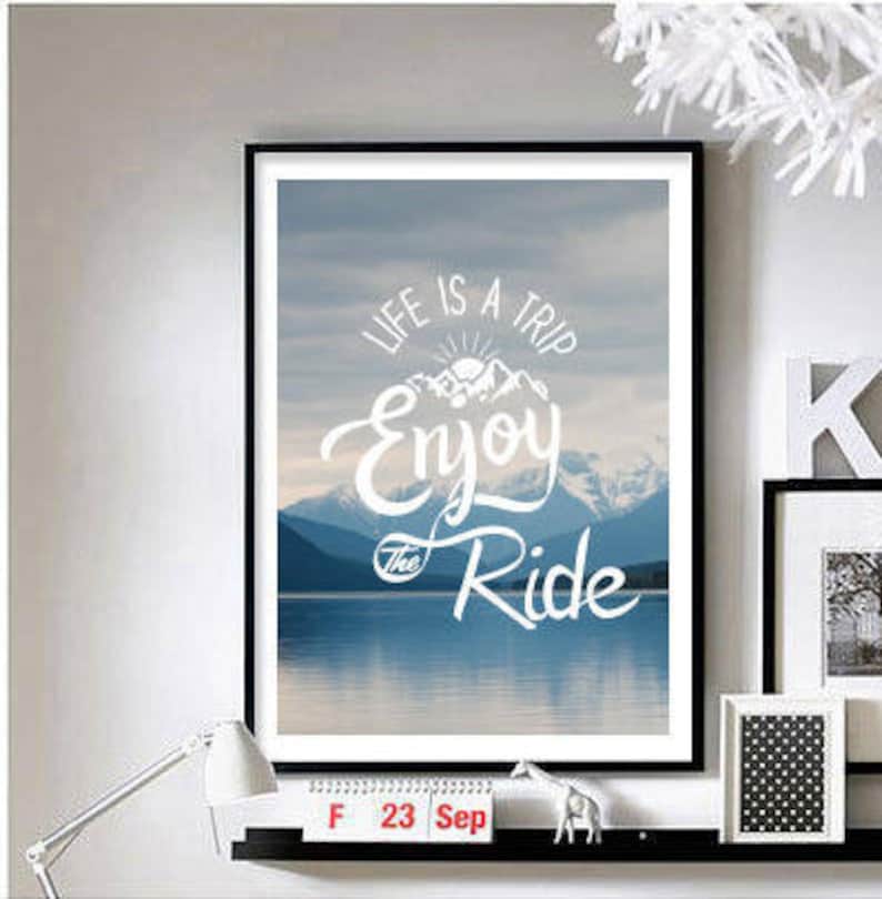 ENJOY Poster - Etsy