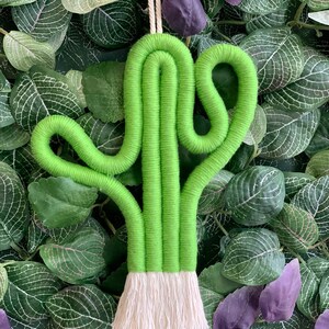 Macrame Cactus Rope Wall Hanging - Cactus Home Decor - Nursery Decor ...