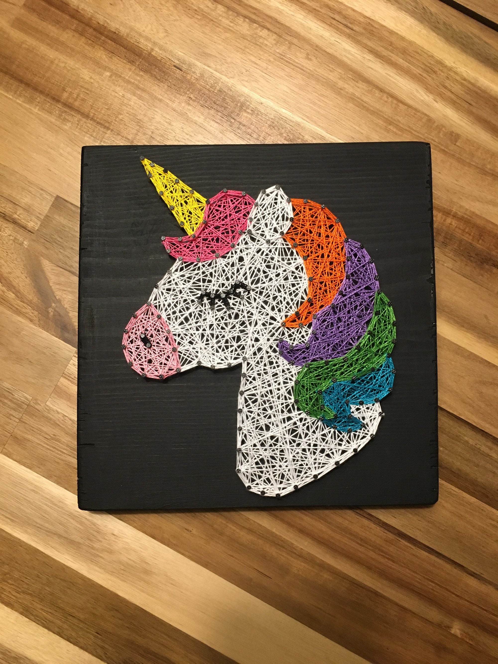 Unicorn String Art Made to Order Unicorn Gifts Sparkle - Etsy
