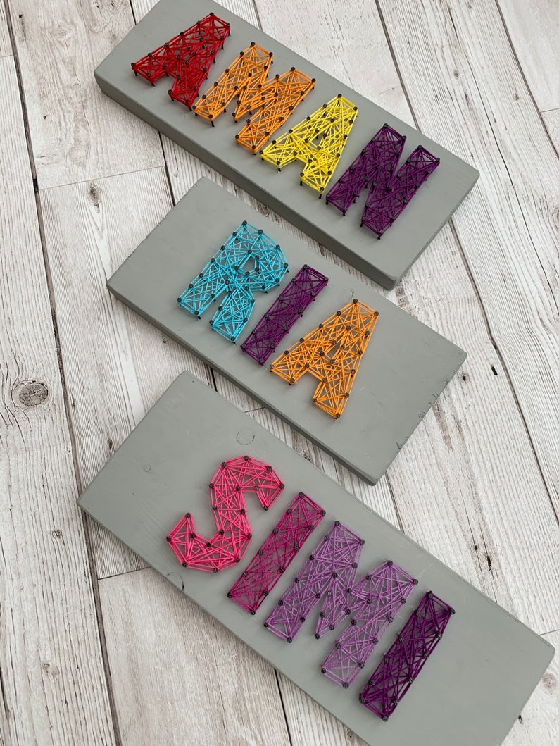 String Art, Name Board, Wall Decor, Personalised. - Etsy UK