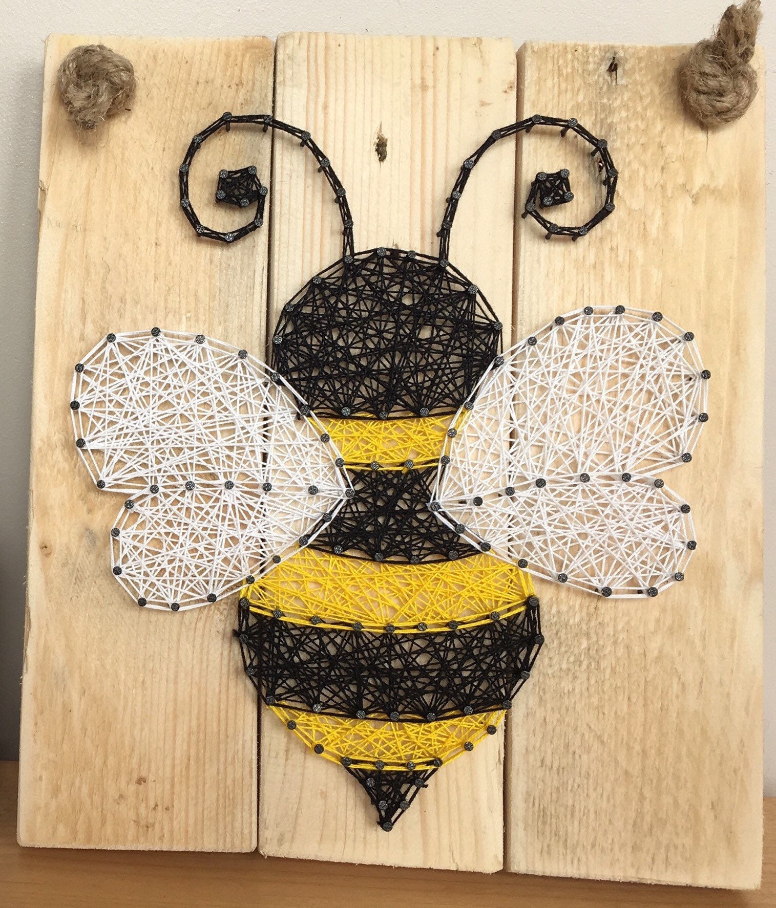 Bumble Bee String Art Bee Handmade Wall Art Home Decor - Etsy UK