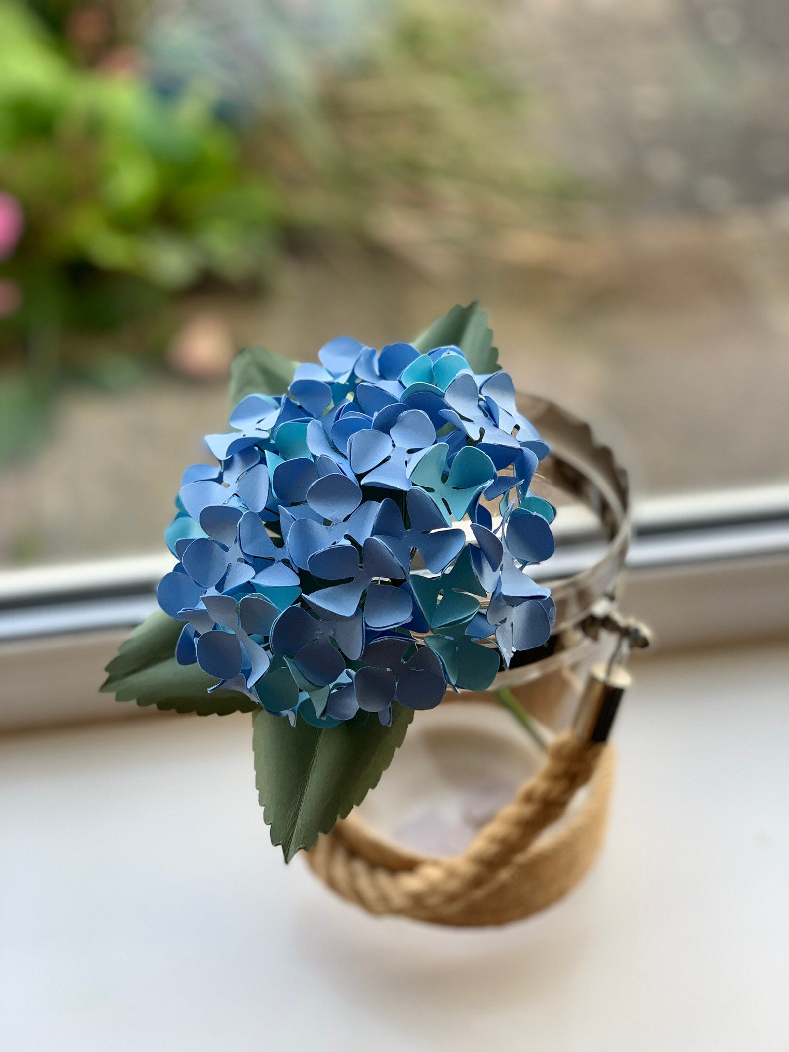 Paper Flower, Paper Hydrangea, Hydrangeas, Wedding Flowers, Anniversary ...
