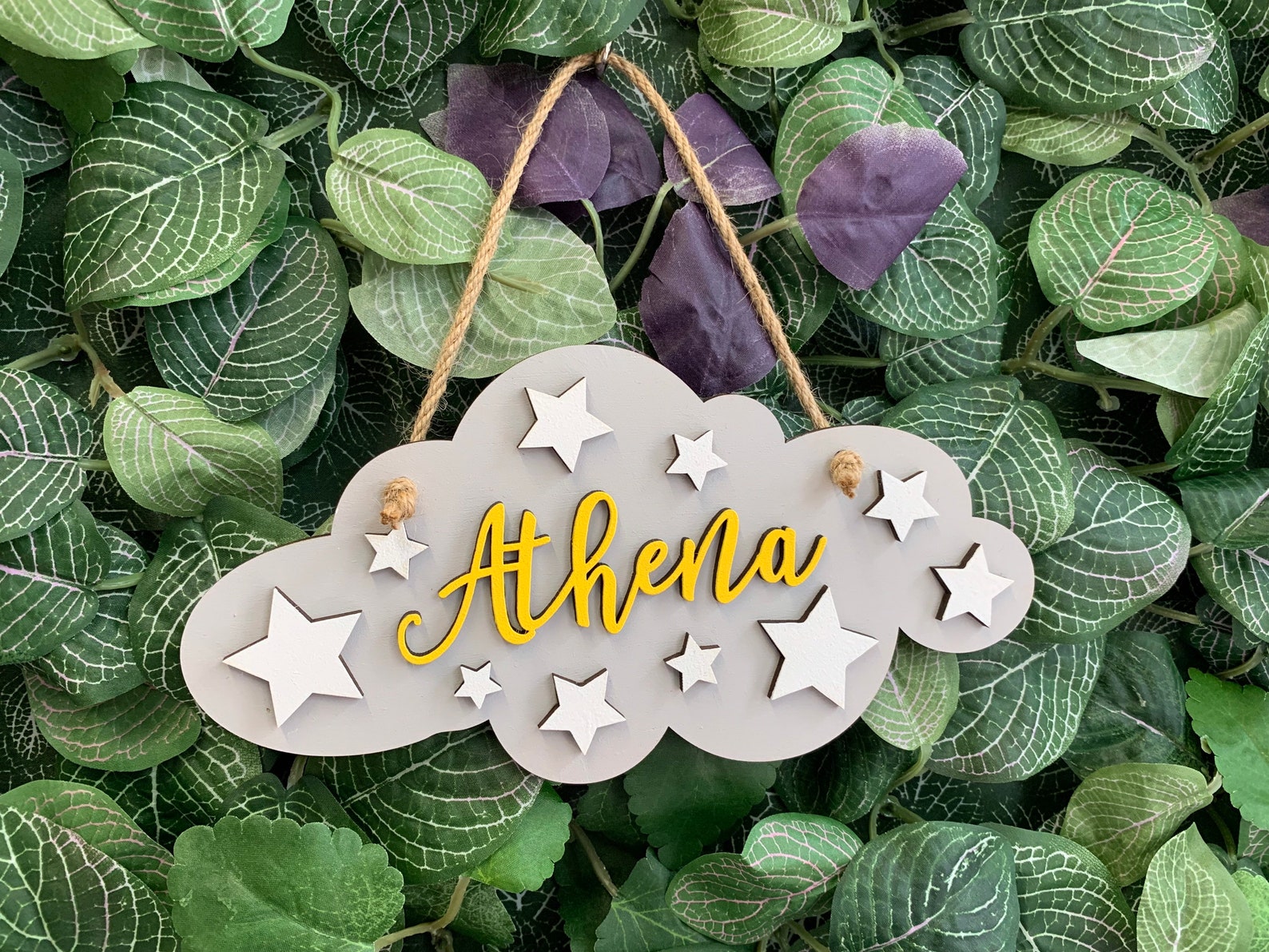 Name Cloud Nursery Cloud Sign Personalised Childrens - Etsy UK