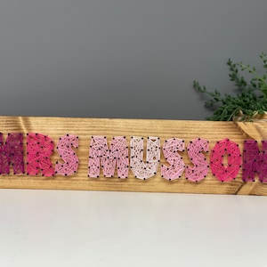 String Art, Name Board, Wall Decor, Personalised. - Etsy UK