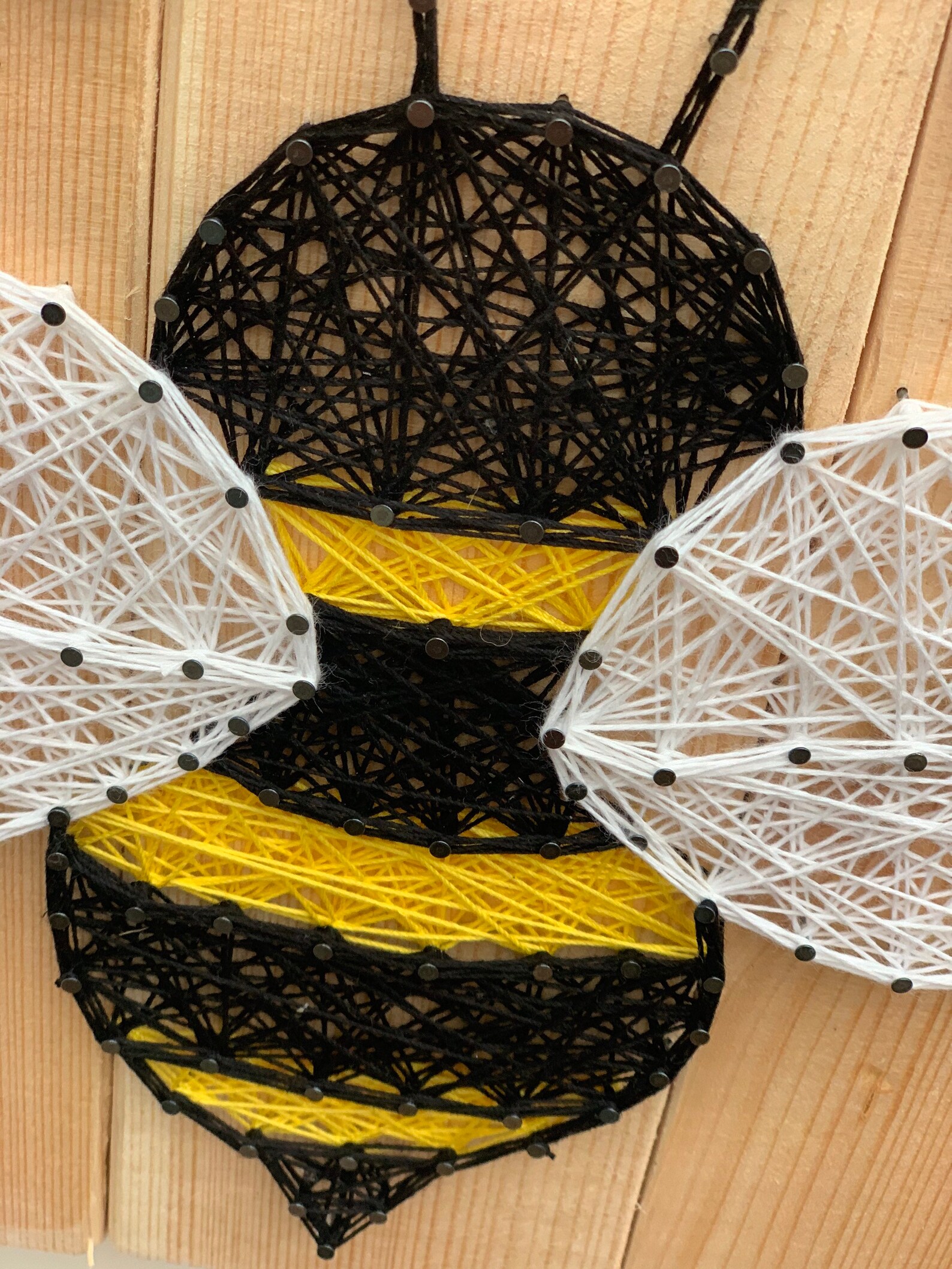 Bumble Bee String Art Bee Handmade Wall Art Home Decor - Etsy UK