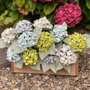 Paper Flower, Paper Hydrangea, Hydrangeas, Wedding Flowers, Anniversary ...