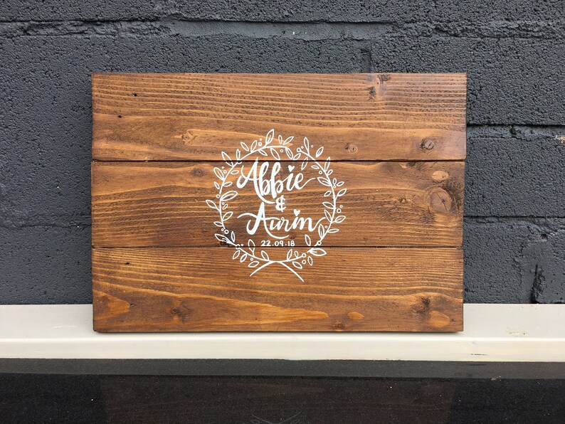 Personalised Wedding Guest Board Wedding Keepsake Wedding - Etsy