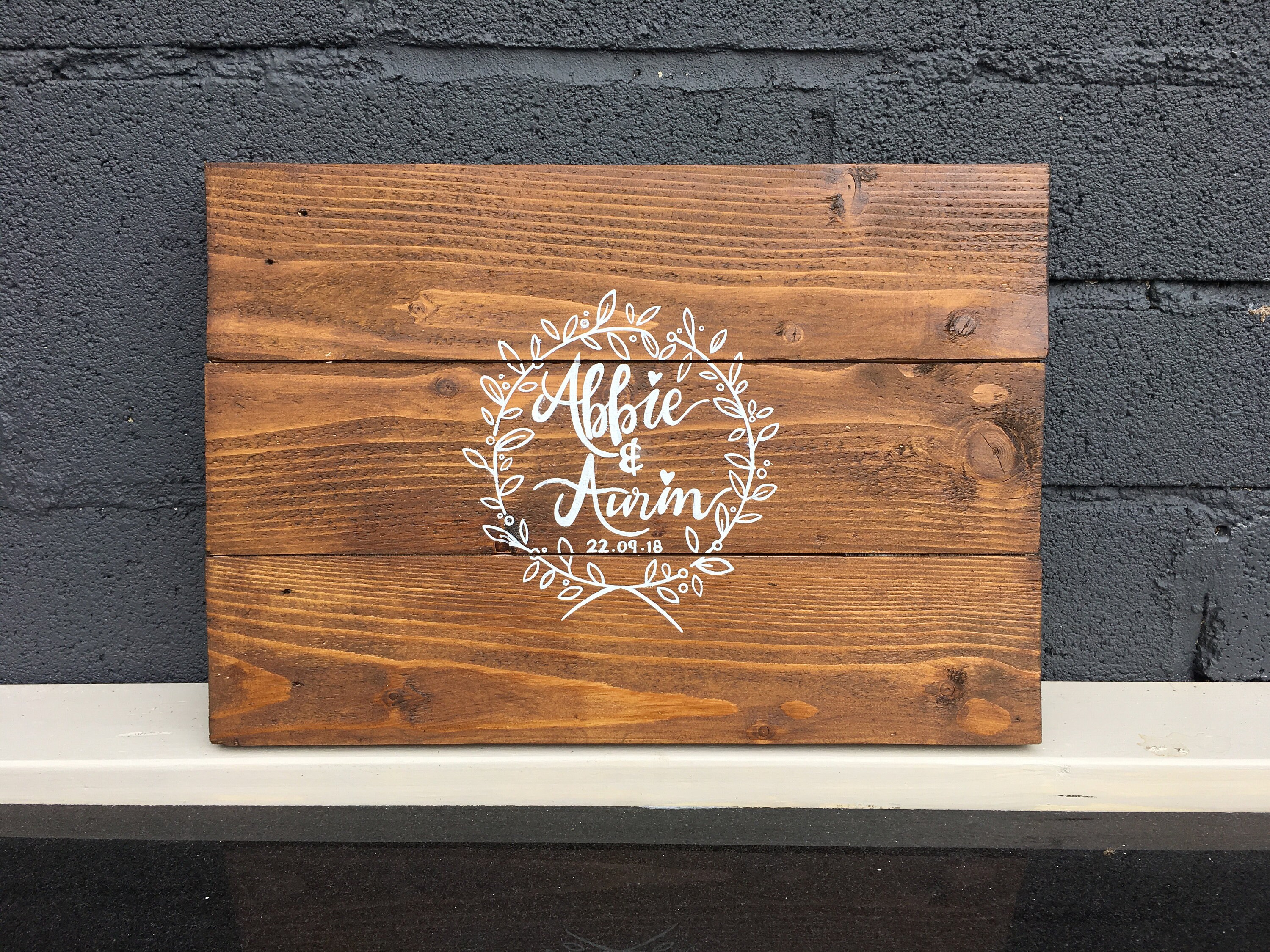 Personalised Wedding Guest Board Wedding Keepsake Wedding | Etsy