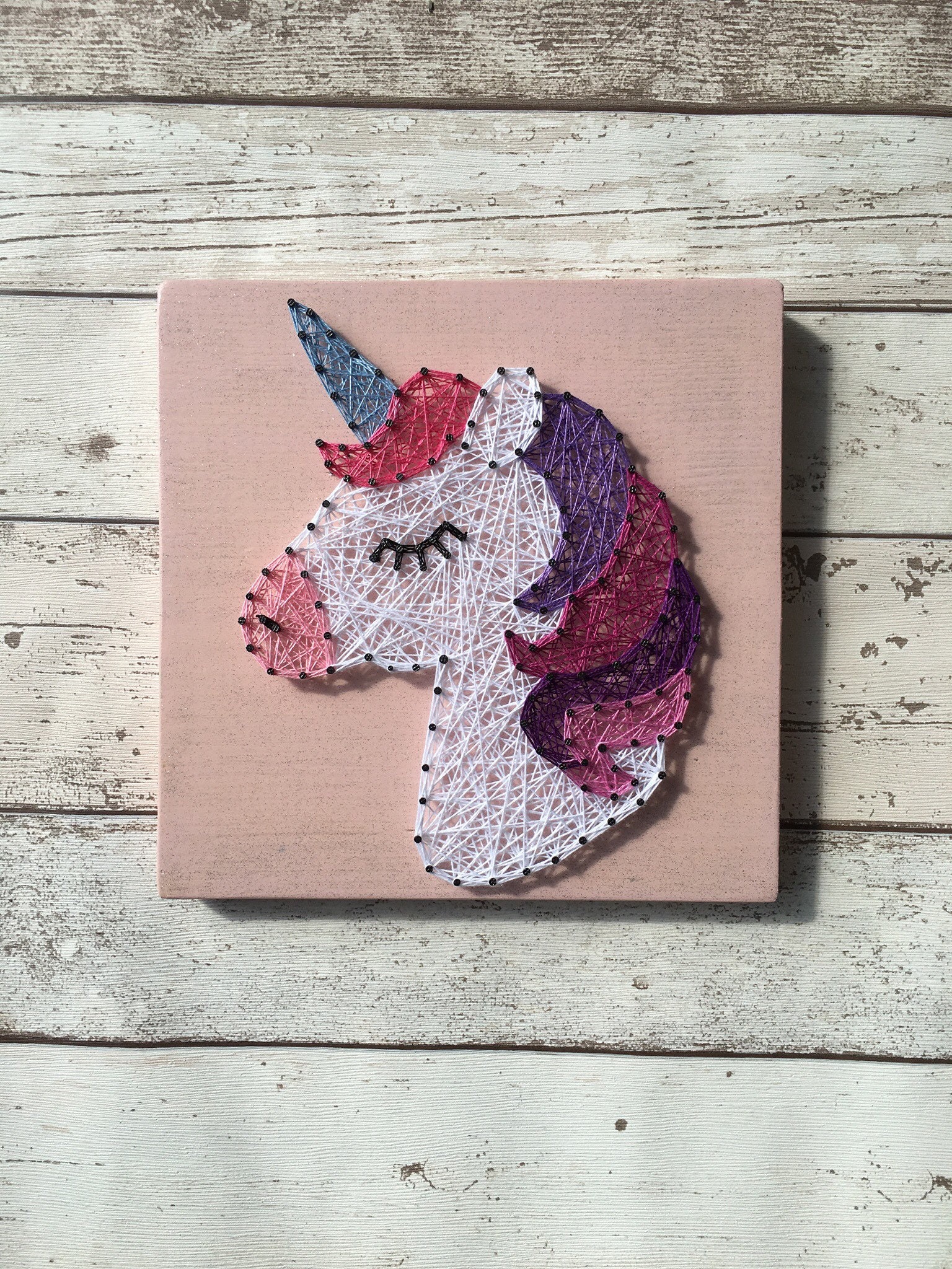 Unicorn String Art Made to Order Unicorn Gifts Sparkle - Etsy