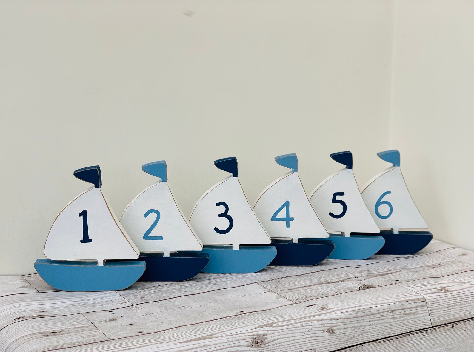 Wooden Sailing Boat Table Number Wedding Table Boat - Etsy UK