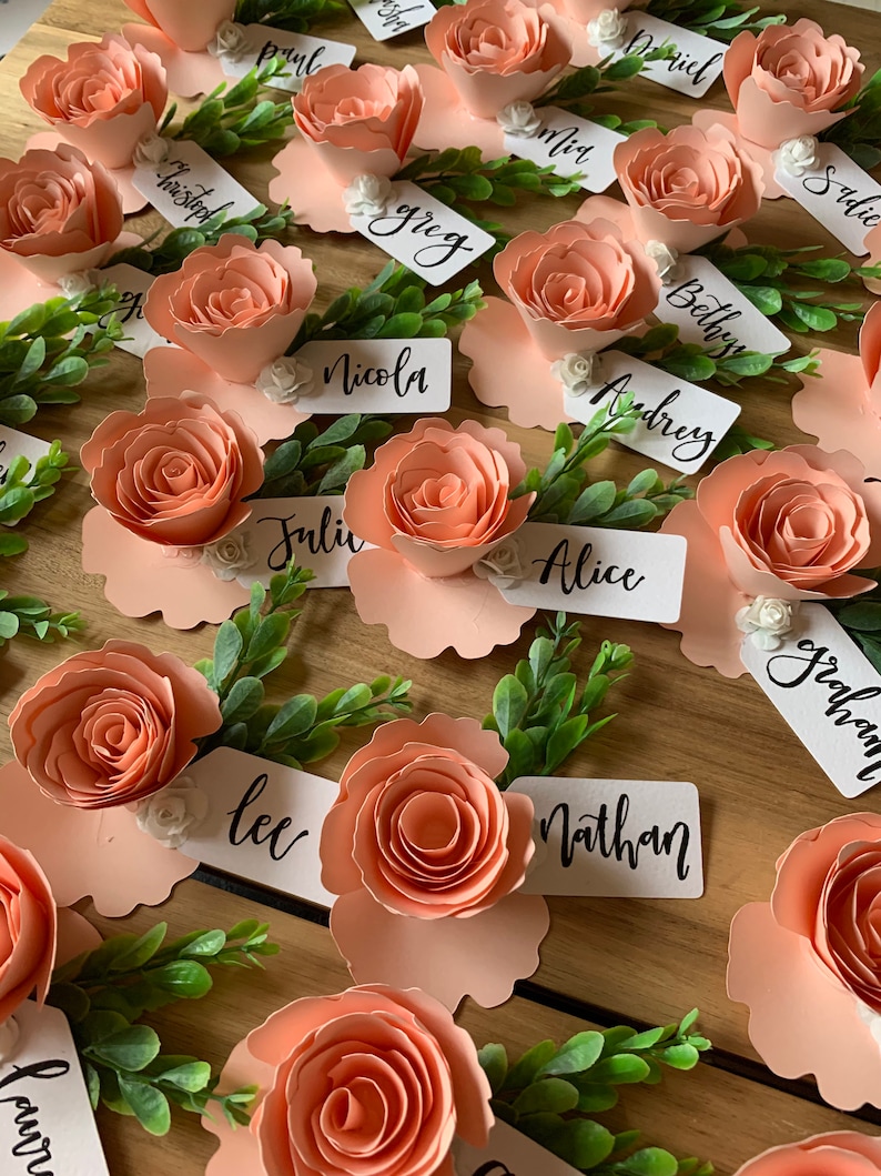 Place Name Place Cards Personalised Place Names Hand - Etsy