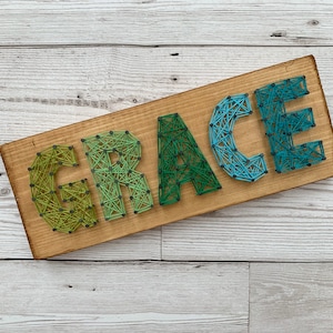 String Art, Name Board, Wall Decor, Personalised. - Etsy UK