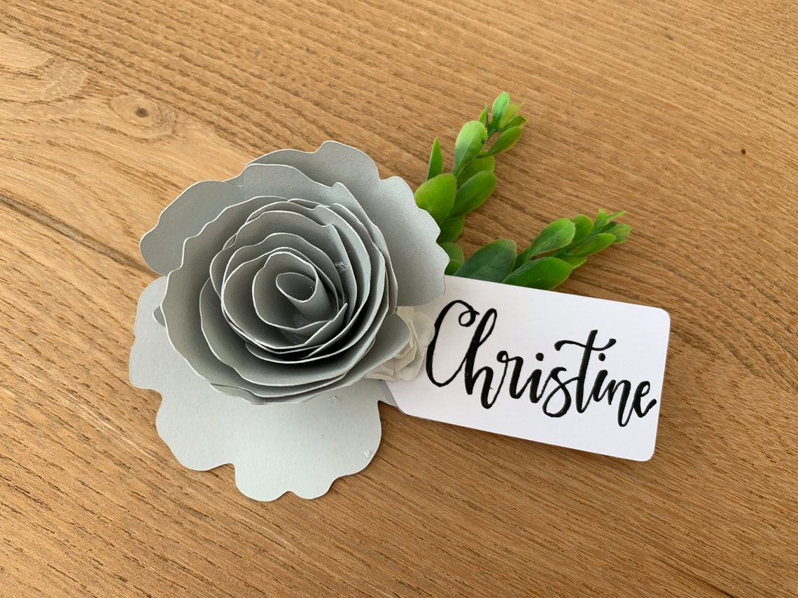 Place name place cards personalised place names hand | Etsy