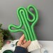 Macrame Cactus Rope Wall Hanging - Cactus Home Decor - Nursery Decor ...