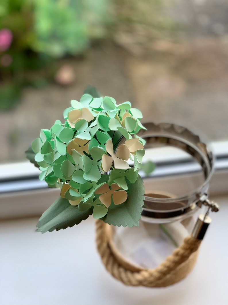 Paper Flower, Paper Hydrangea, Hydrangeas, Wedding Flowers, Anniversary ...