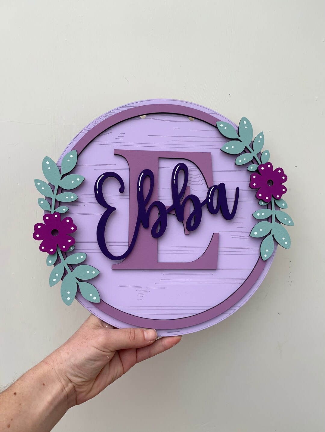 Personalised Name Plaque - Bedroom Door Sign - Bedroom Name Wall ...