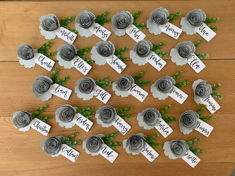 Place Name Place Cards Personalised Place Names Hand - Etsy