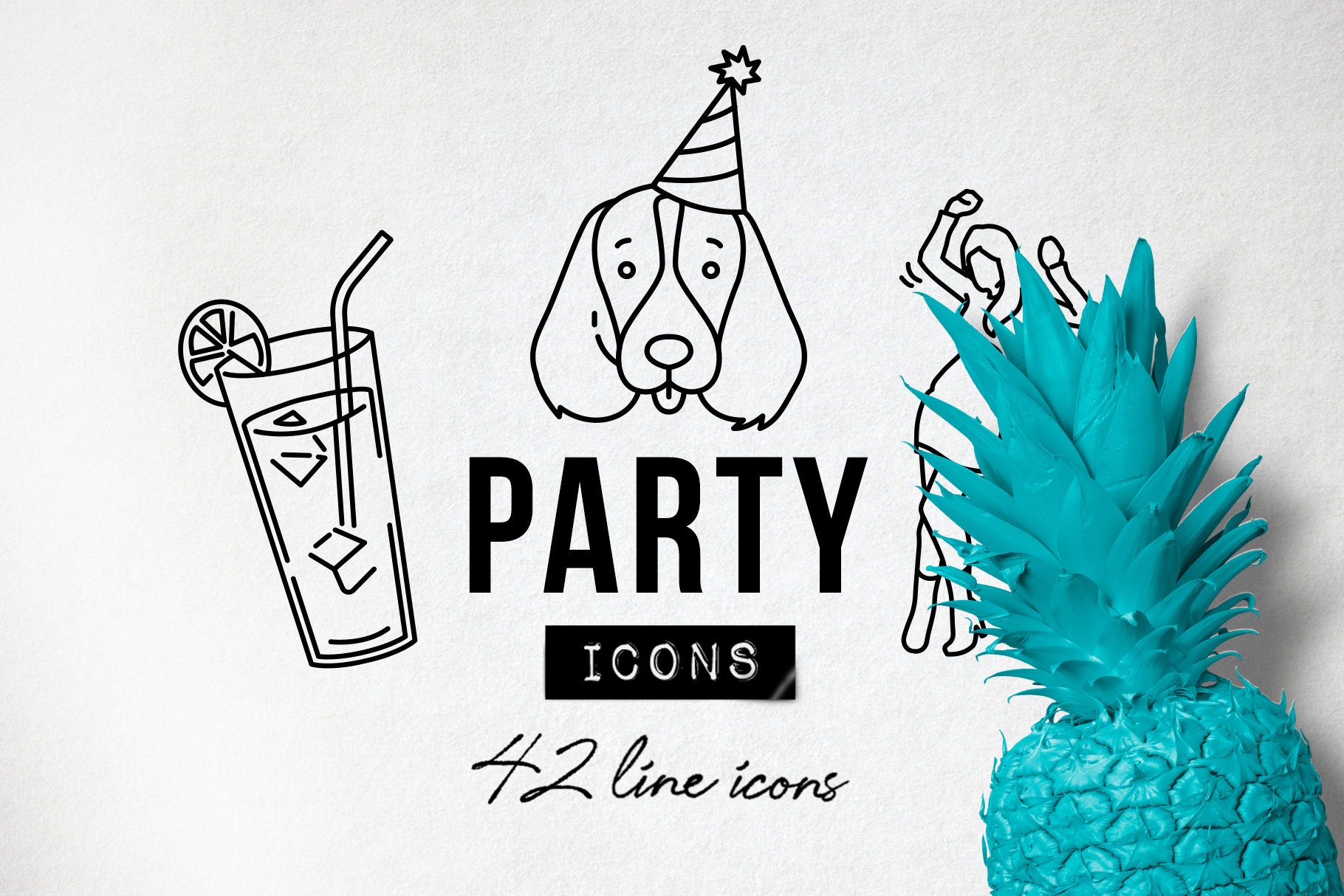 Party Icons, Invitation Icons, Party Clipart, Party Graphics ...