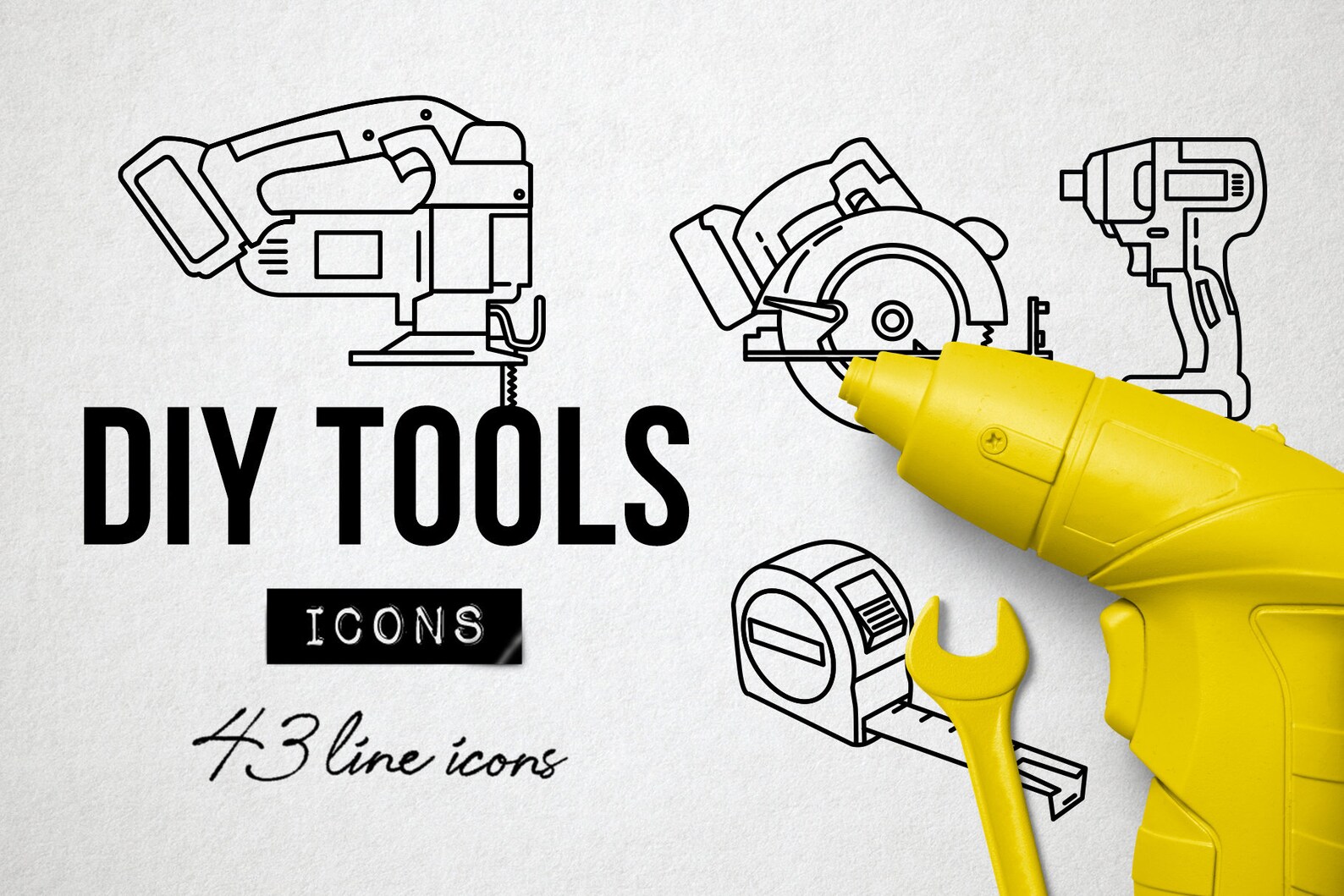 DIY Icons Tool Icons Workshop Graphics Tool Clipart - Etsy